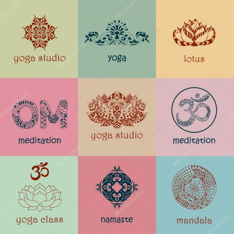 130+ Yoga Logo Design Ideas For Studios, Classes & Retreats