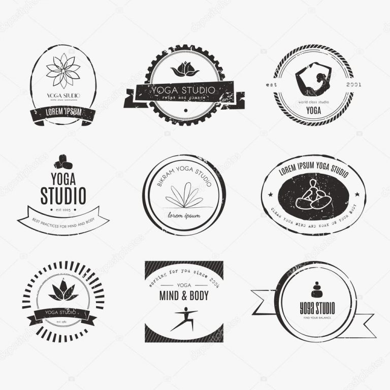 130+ Yoga Logo Design Ideas For Studios, Classes & Retreats
