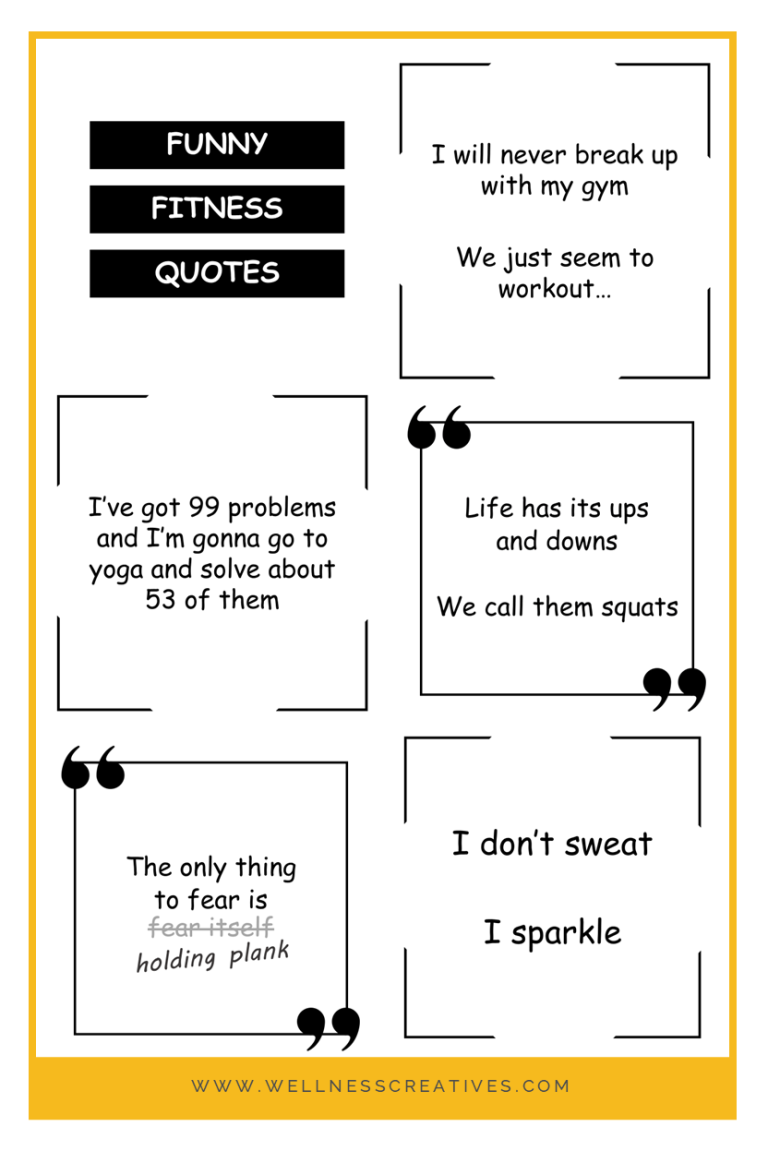 Funny Fitness Quotes for Instagram: 75 Workout Captions