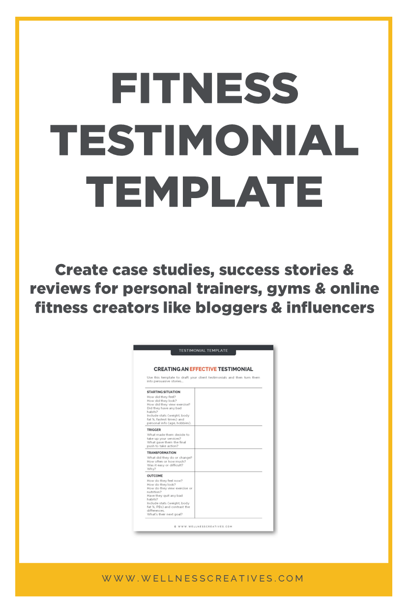 How To Create Epic Fitness Testimonials (+ Template & Examples)