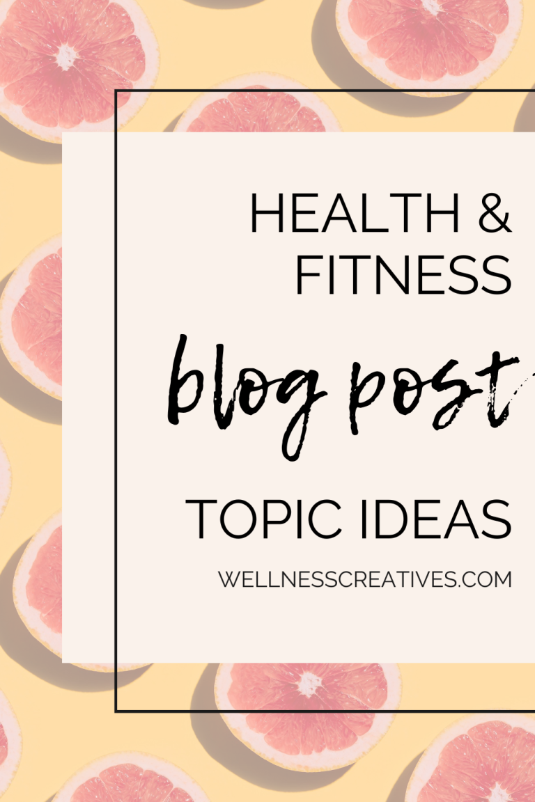 50 Fitness Blog Post Ideas & Topics To Write About