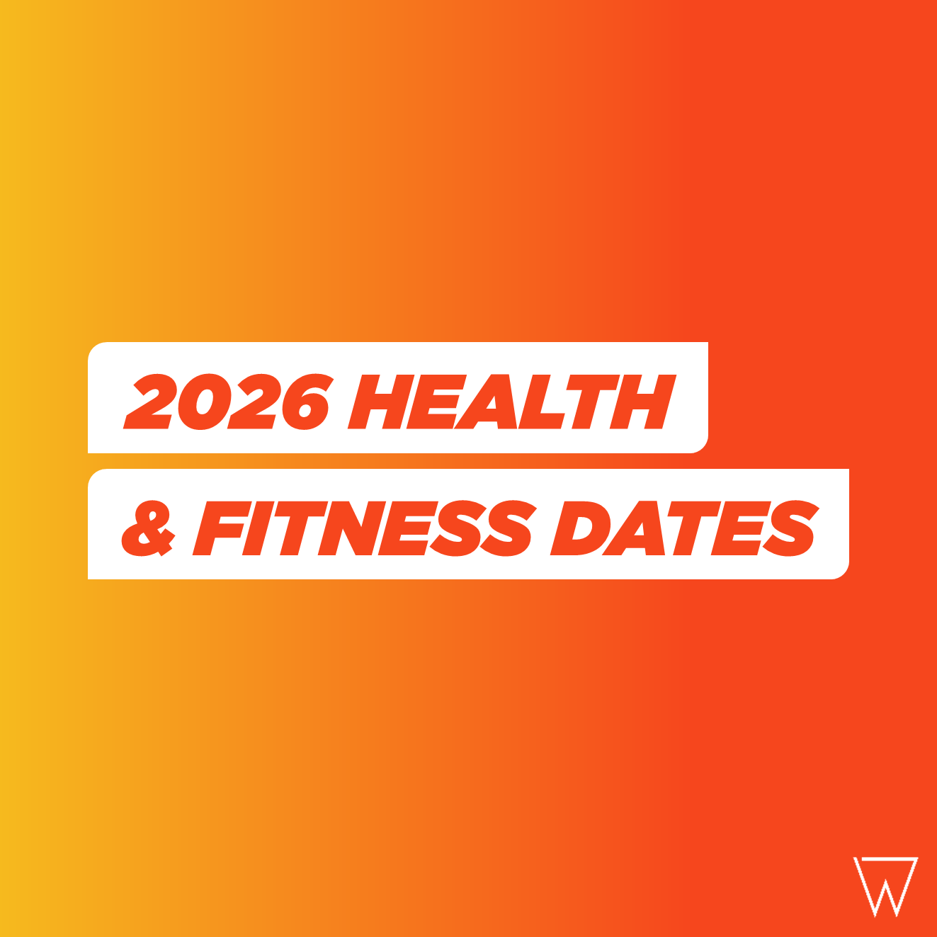 2026 Health & Fitness Awareness Days With PDF Calendar
