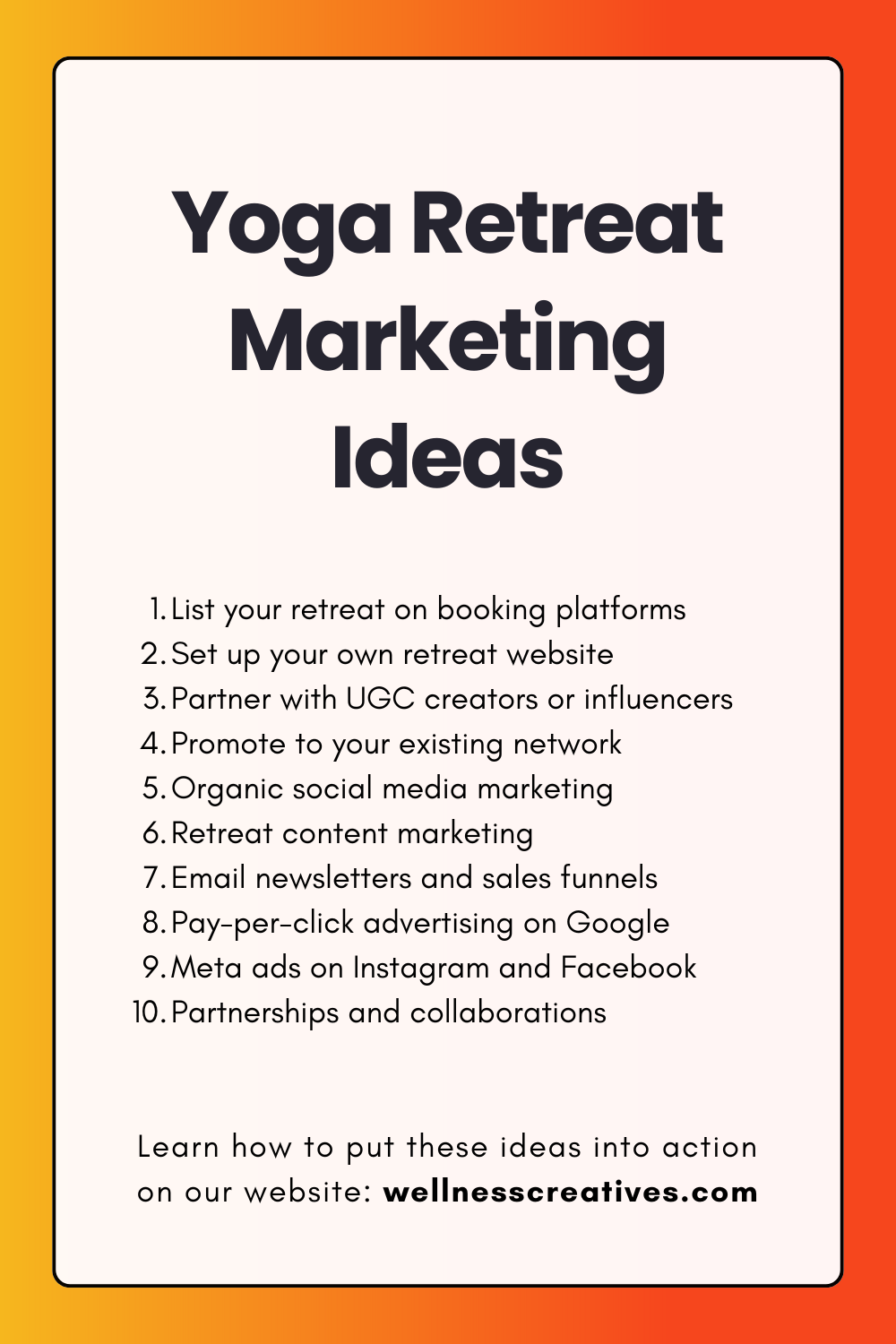 10 Yoga & Wellness Retreat Marketing Ideas That Drive Sign-Ups